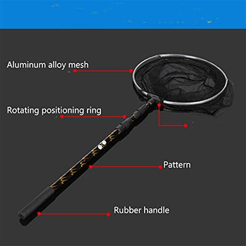 ZLVWB Nylon Carbon Rod Fishing Gear Foldable Fishing Net, Foldable Immersion Net, Immersed Fishing Products