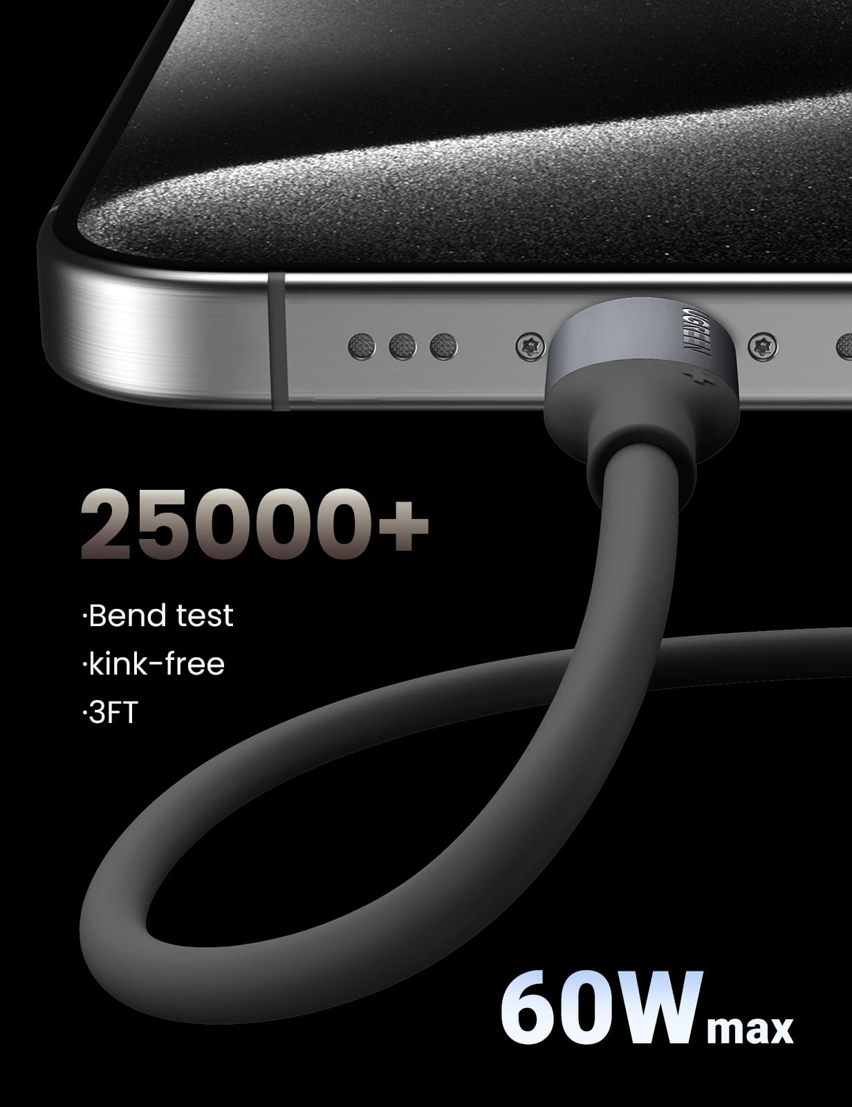 UGREEN Nexode 30W USB C Charger with 60W USB C Cable, iPhone 15 Charger Foldable GaN PPS Compact Fast Wall Charger Block for iPhone 15/14, Galaxy S24 Ultra/S23, Pixel 8 Pro, MacBook Air, iPad Pro