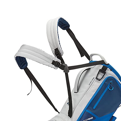 TaylorMade Unisex's Flextech Stand Bag, White, Black, Blue, One Size