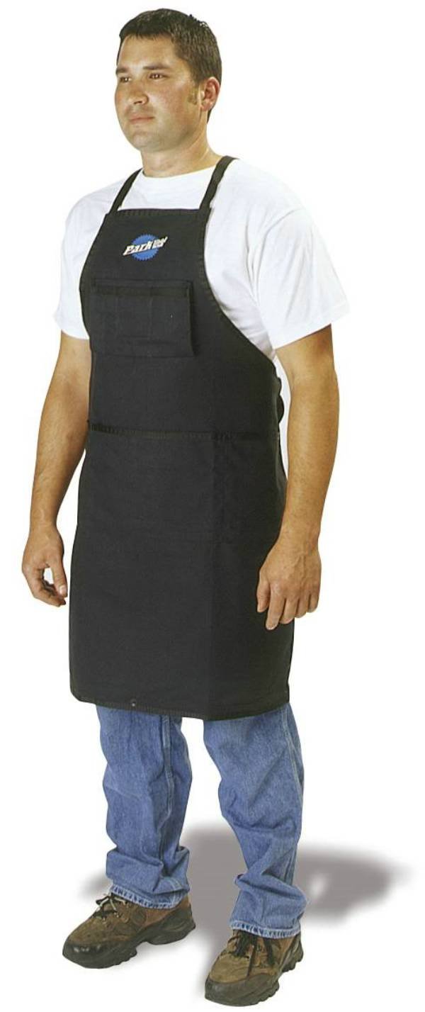 Park Tool SA-3 Deluxe Shop Apron with Header, Black