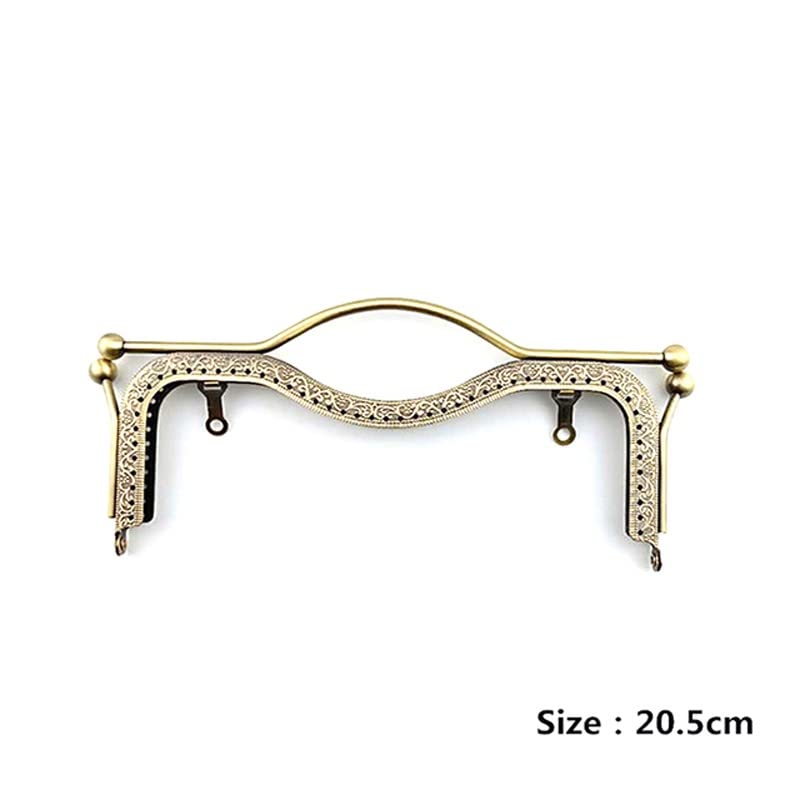 ZLXDP Women Bags Handle Metal Coin Purse Bag Handle Handbag Clasp Lock Arch Frame Accessories (Color : E, Size : 1)
