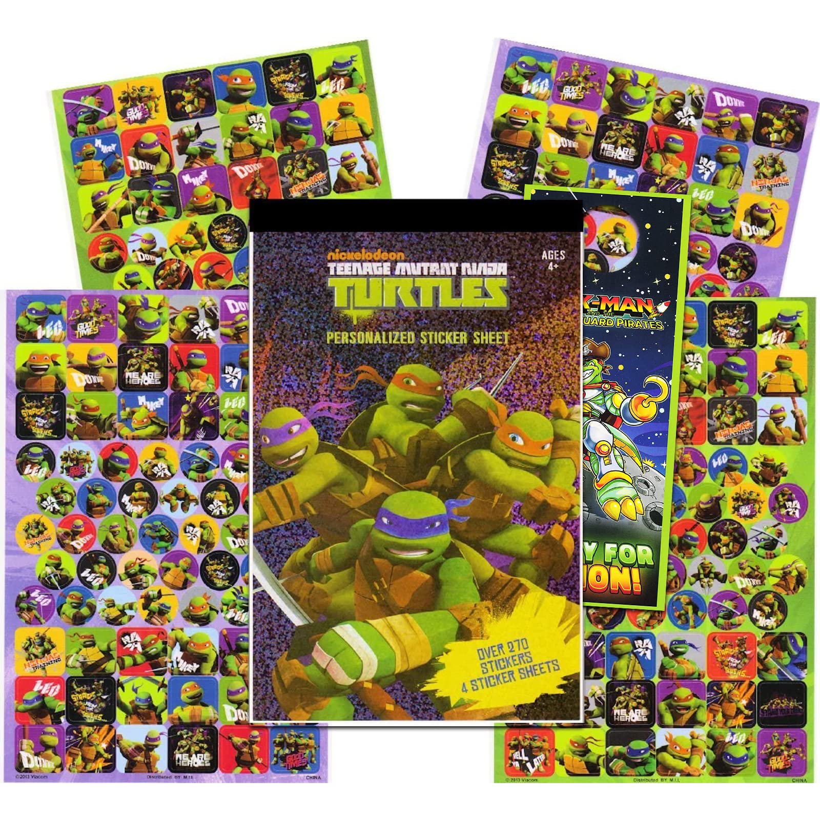 Teenage Mutant Ninja Turtles Backpack for Boys - Bundle with 16” TMNT Backpack, Water Bottle, Stickers, More | TMNT Backpack Kids