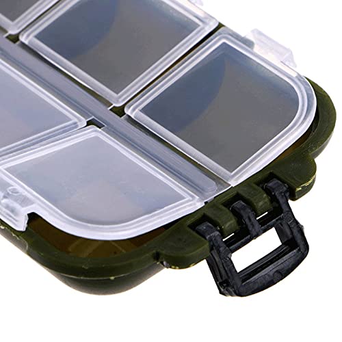 UXZDX CUJUX 16 Grid Fishing Box Storage Box Fish Bait Hook Bait Fishing Tackle Double-Sided Tool Box