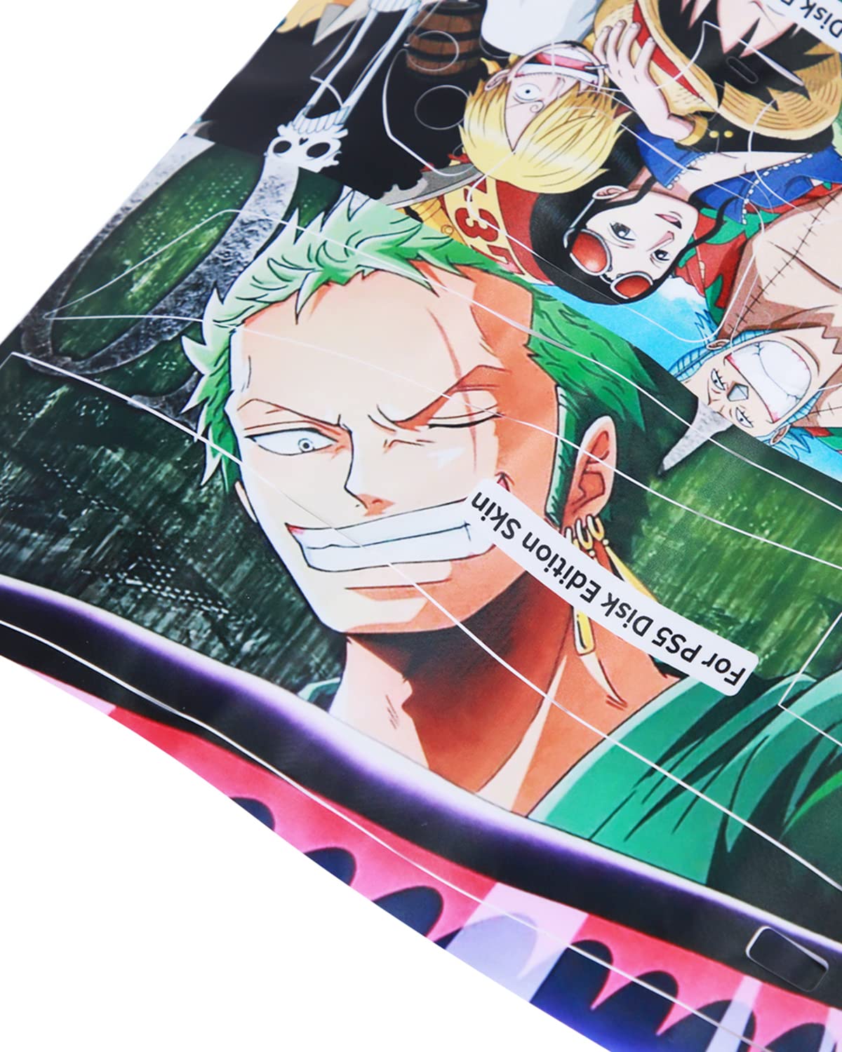 ZOA PS5 Disc Edition Anime Skin, Anime Console and Controller Vinyl Cover Skins, Compatible with Playstation 5