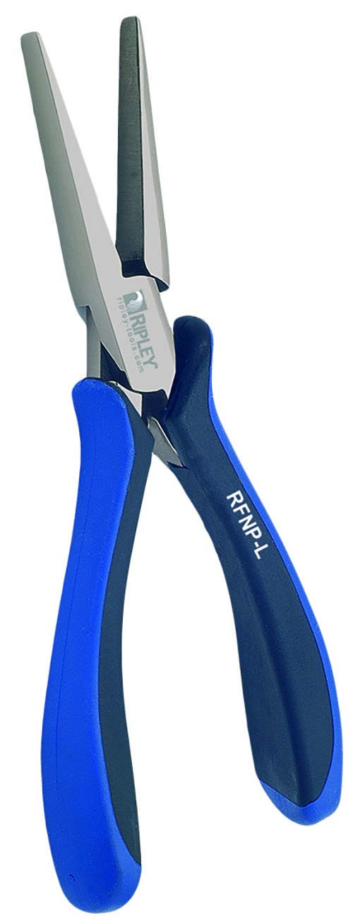 Ripley RFNP-L ESD-Safe 5.7-Inch Flat Long-Nose Pliers for Professional Technicians, Electricians, and Installers, Easily Portable Tool, 3.1 Ounces