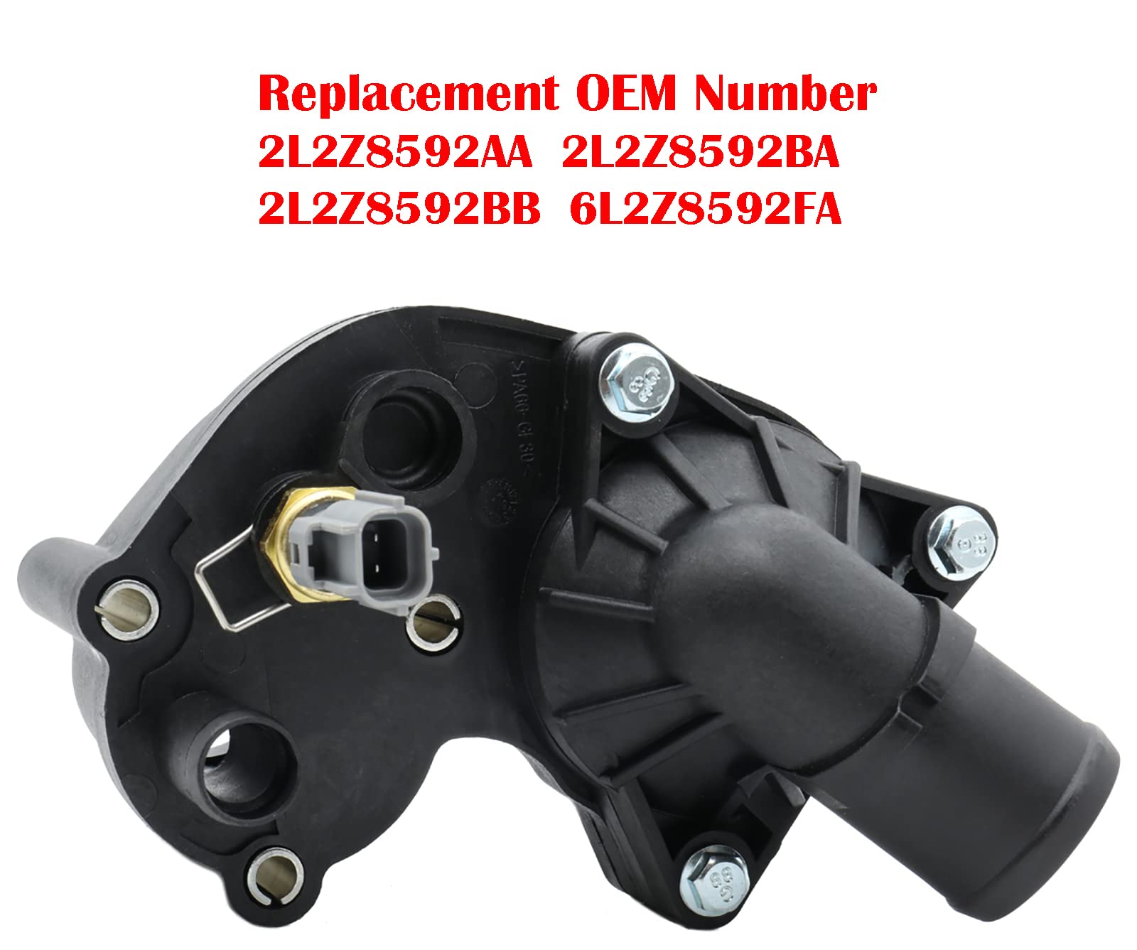 Thermostat Housing Kit Fits V6 4.0L Engine ONLY 2002-2010 Fords Explorer & Mercury Mountaineer 2L2Z8592AA,2L2Z8592BA
