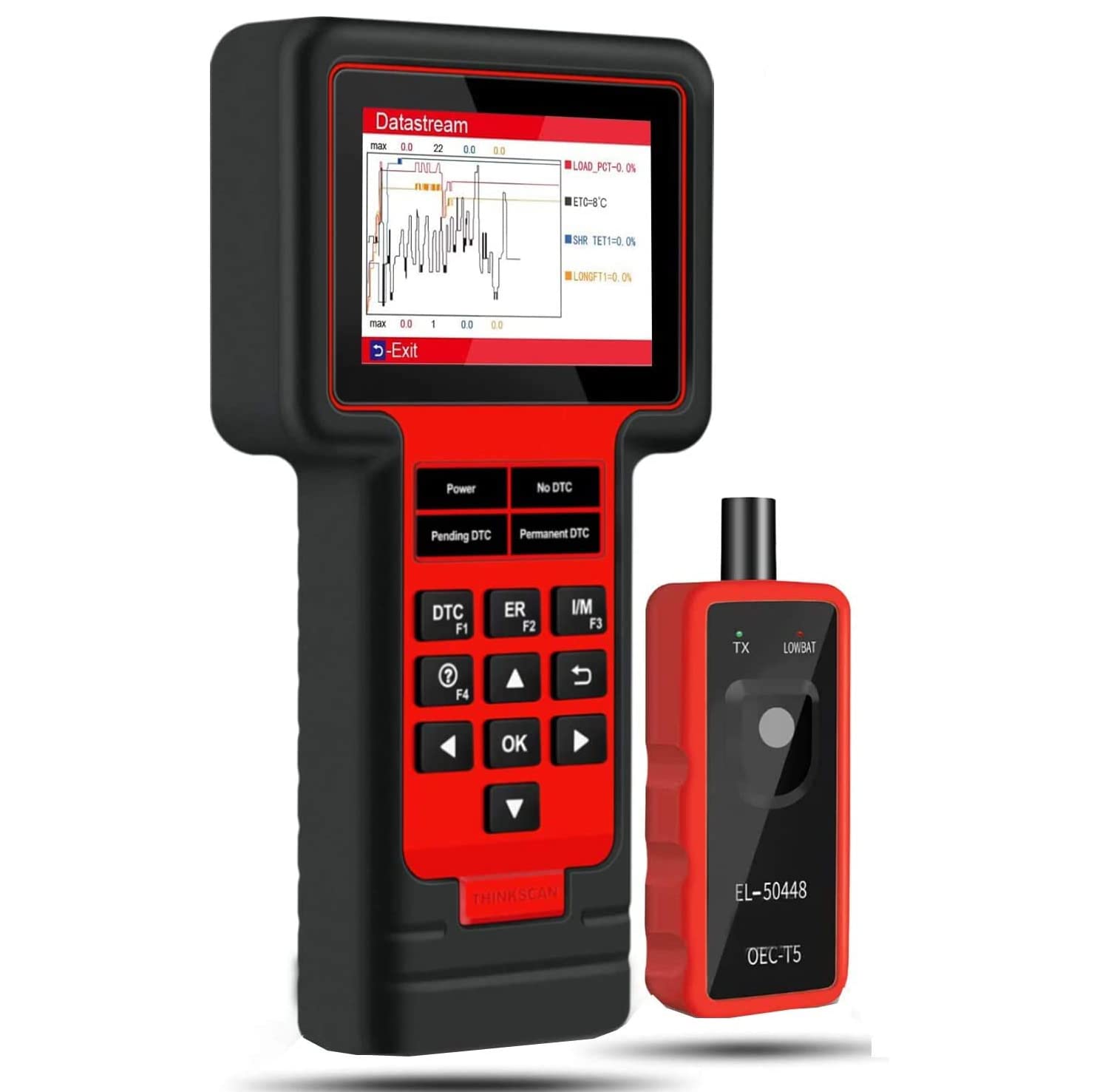 Thinkcar Code Reader TS609 Obd2 Scanner for Engine Transmission ABS SRS Diagnostic Tool with Oil/EPB/SAS/TPMS/Throttle Body Reset/Injector Coding/Reset BMS/Reset DPF -Free Updates