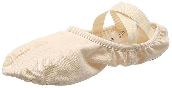 So Danca SD16 Adult Stretch Canvas Split Sole Ballet Shoes (Light Pink, us_Footwear_Size_System, Adult, Women, Numeric, Medium, Numeric_4)