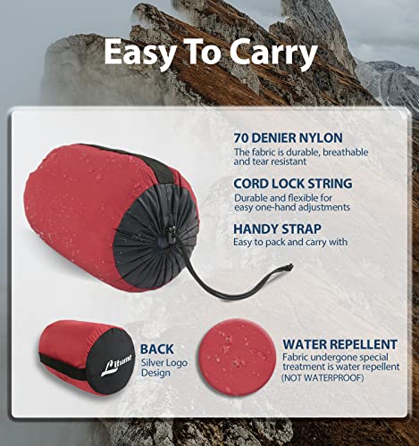 with Litume Add Up to 14F Velvet Sleeping Bag Liner