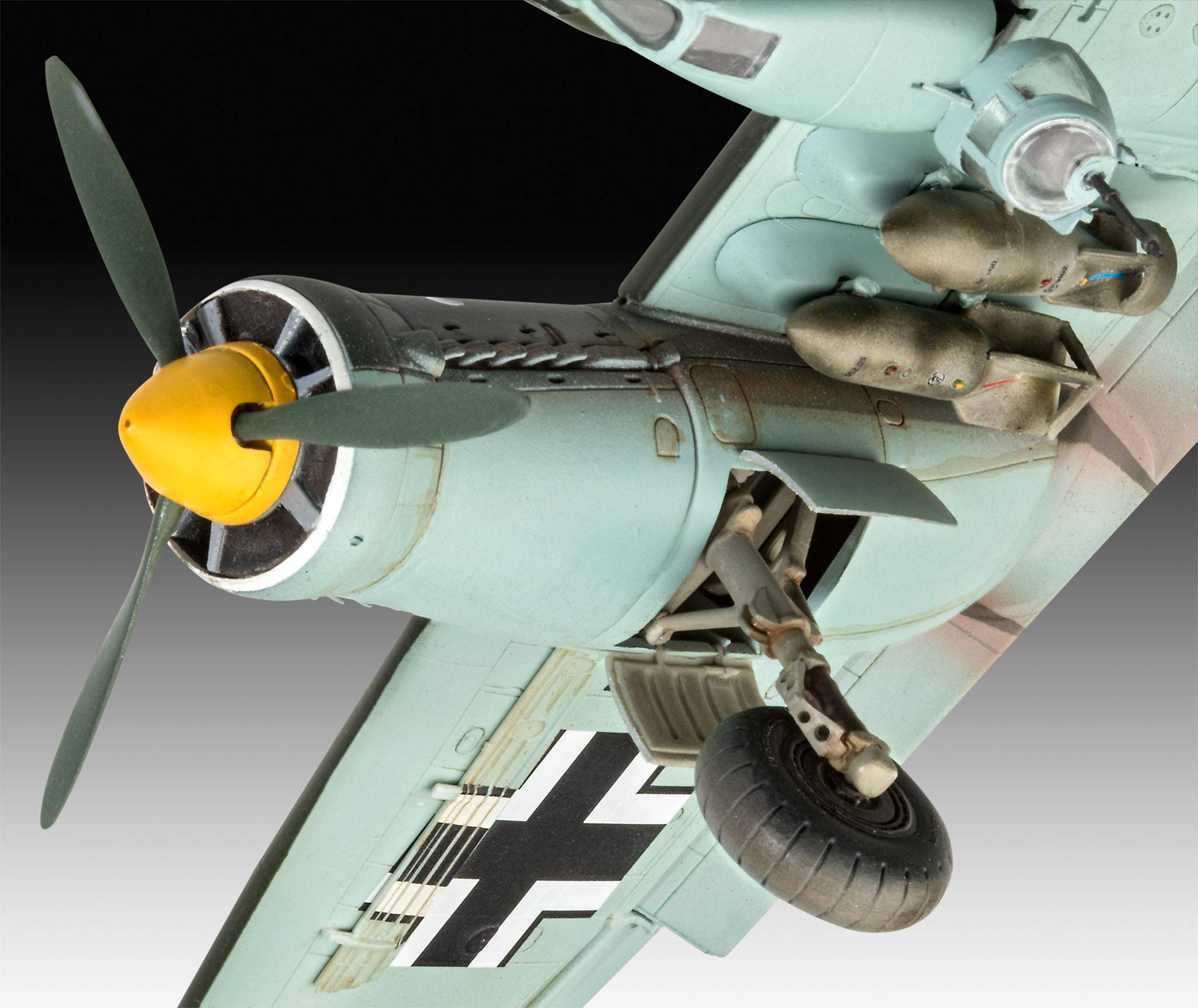 Revell RV04972 Junkers Ju88 A-1 Battle of Britaon 1:72 Plastic Model kit, Unlackiert