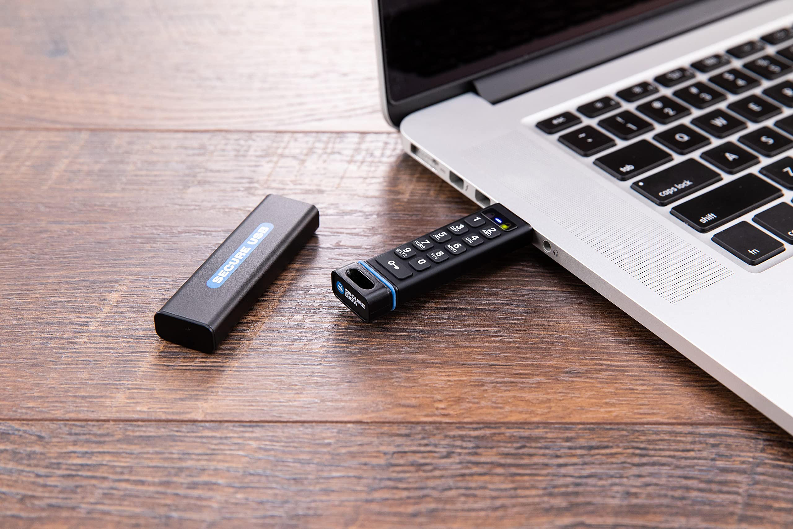 SecureData 8GB SecureUSB KP Encrypted Flash Drive with KeyPad Pin Authentication