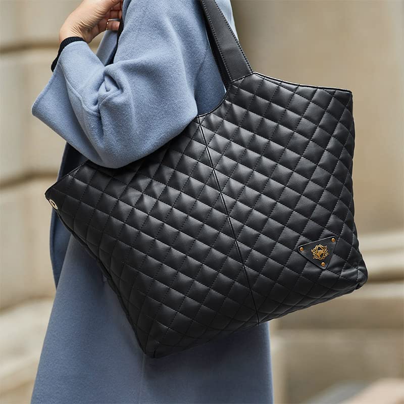 ZOOLER Handcraft Full Genuine Leather Handbag First Cow Shoulder Bag Business #yc305 (black)
