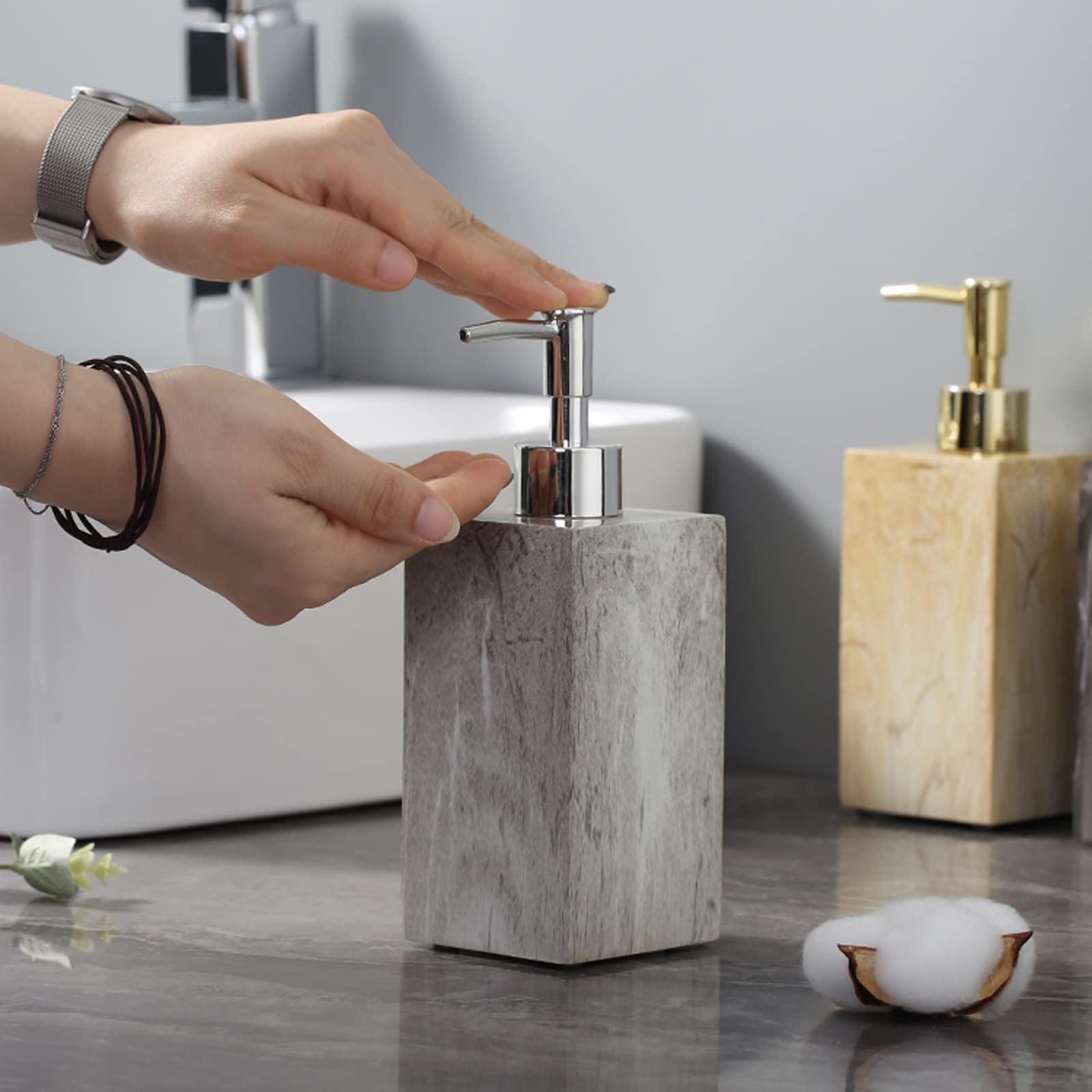 Soap Bottles Premium Quality Soap Dispenser with Non-Slip Silicone Pad β Premium Quality β Dish and Hand Soap Dispenser β Ideal for Kitchen Dish Soap Bathroom Soap Soap Dispenser