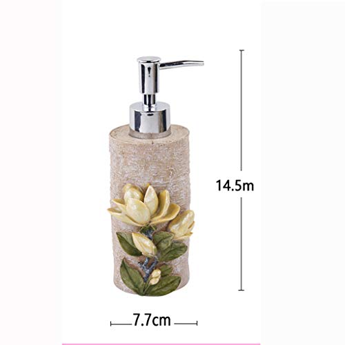 Soap Dispenser Elegant European Ceramic Hand Bottle Shampoo Shower Gel Hand Soap Dispenser Soap Dispenser for Bathroom Kitchen