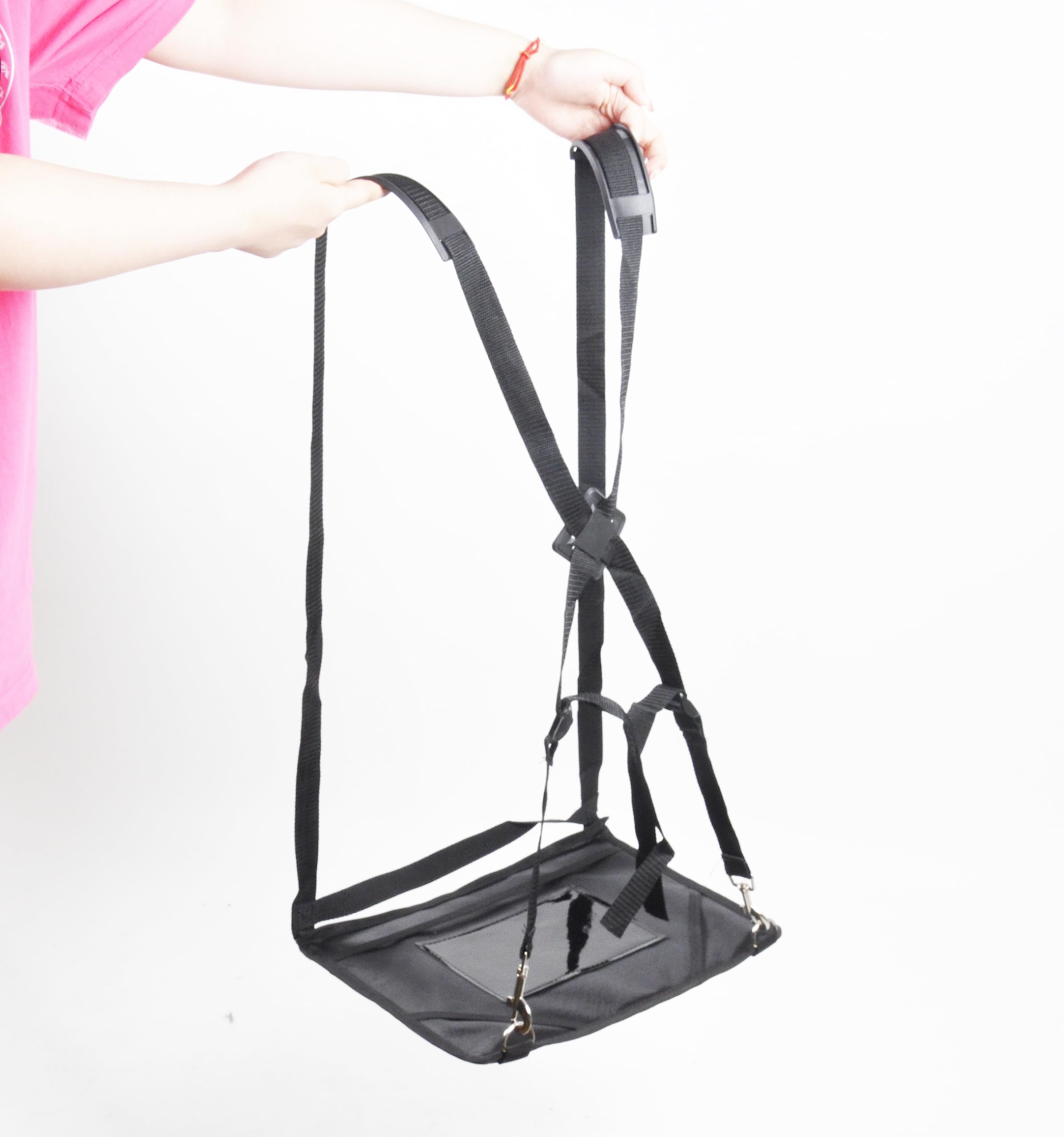 STRONG HOLD Laptop Harness,Standing Desk,Walking Desk,Tablet Harness,Book Harness,Portable Laptop Stand,Travel Laptop Stand(SH-LSHN01)