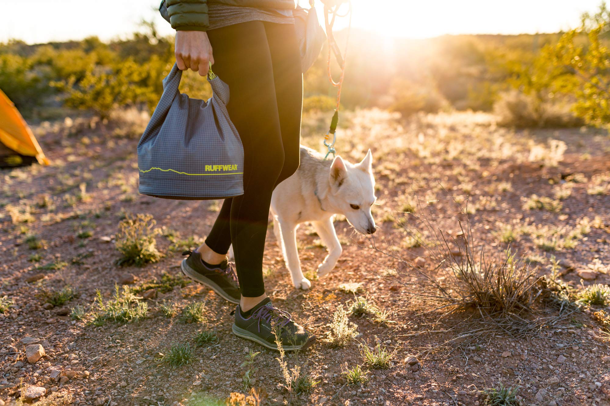 Ruffwear, Kibble Kaddie 42 Cup Dog Food Storage System for Camping, Travel, and Everyday, Slate Blue