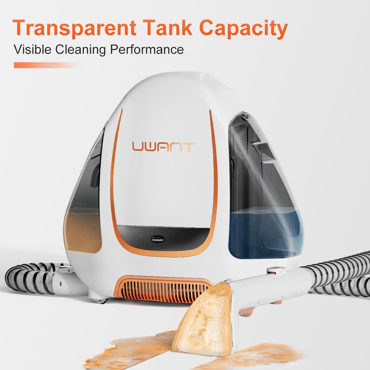 One Piece Replacement Clean Water Tank Assembly for UWANT Portable Carpet & Upholstery Cleaner Machine