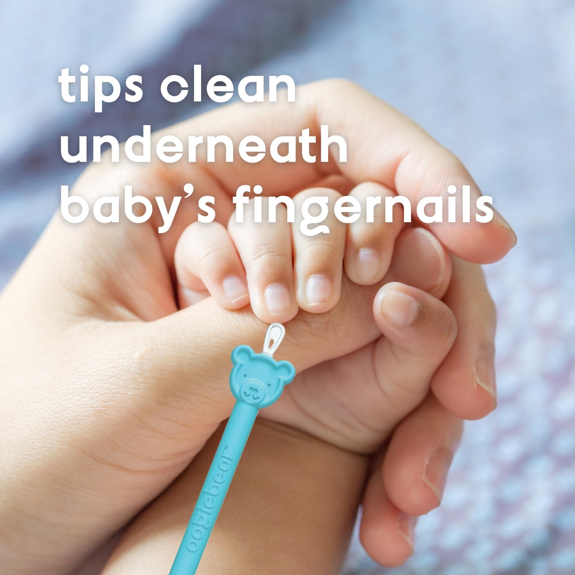 oogiebear: Baby Nose Cleaner & Ear Wax Removal Tool - Safe Booger & Earwax Removal for Newborns, Infants, Toddlers - Dual-Ended - Essential Baby Stuff, Diaper Bag, Raspberry & Seafoam with case