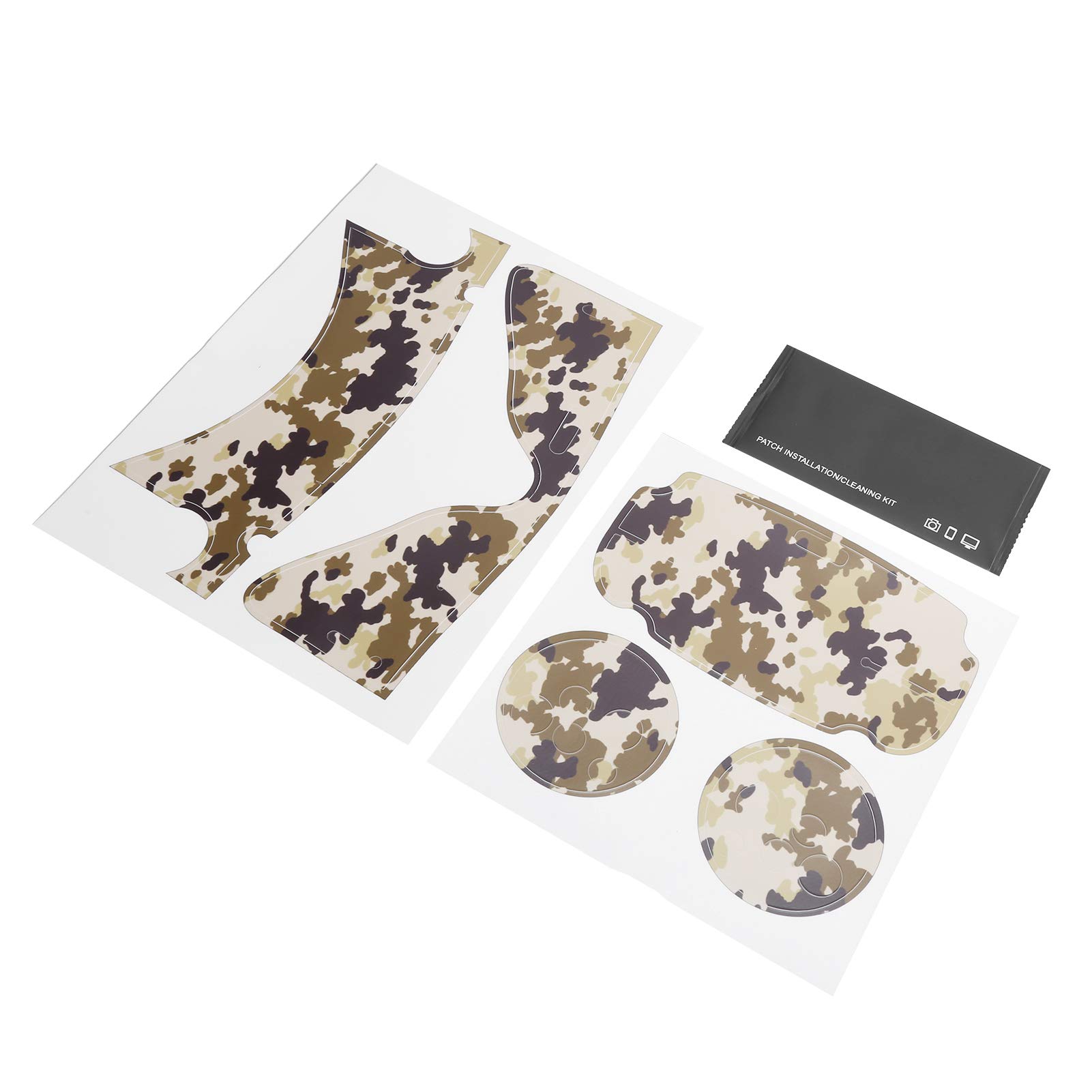 VR Controller Headset Stickers, Ultra‑Thin VR Controller Stickers Wear-Resistant Comfortable for Abrasions for Scratches for Dust for Abrasion(Desert Camouflage)