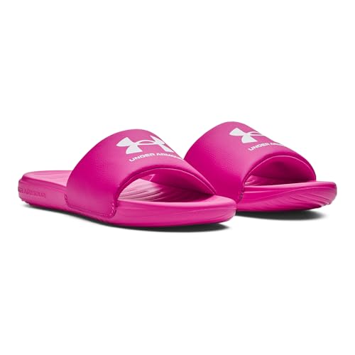 Under Armour Girls' Ansa Fixed Strap, (602) Rebel Pink/Rebel Pink/White, 13K, US