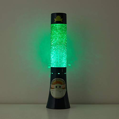 Star Wars: The Mandalorian, Featuring The Child, Glitter Light Up Volcano Lamp