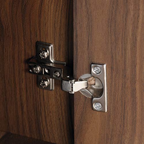 Sauder Harvey Park Entertainment Credenza, For TV's up to 55", Grand Walnut finish