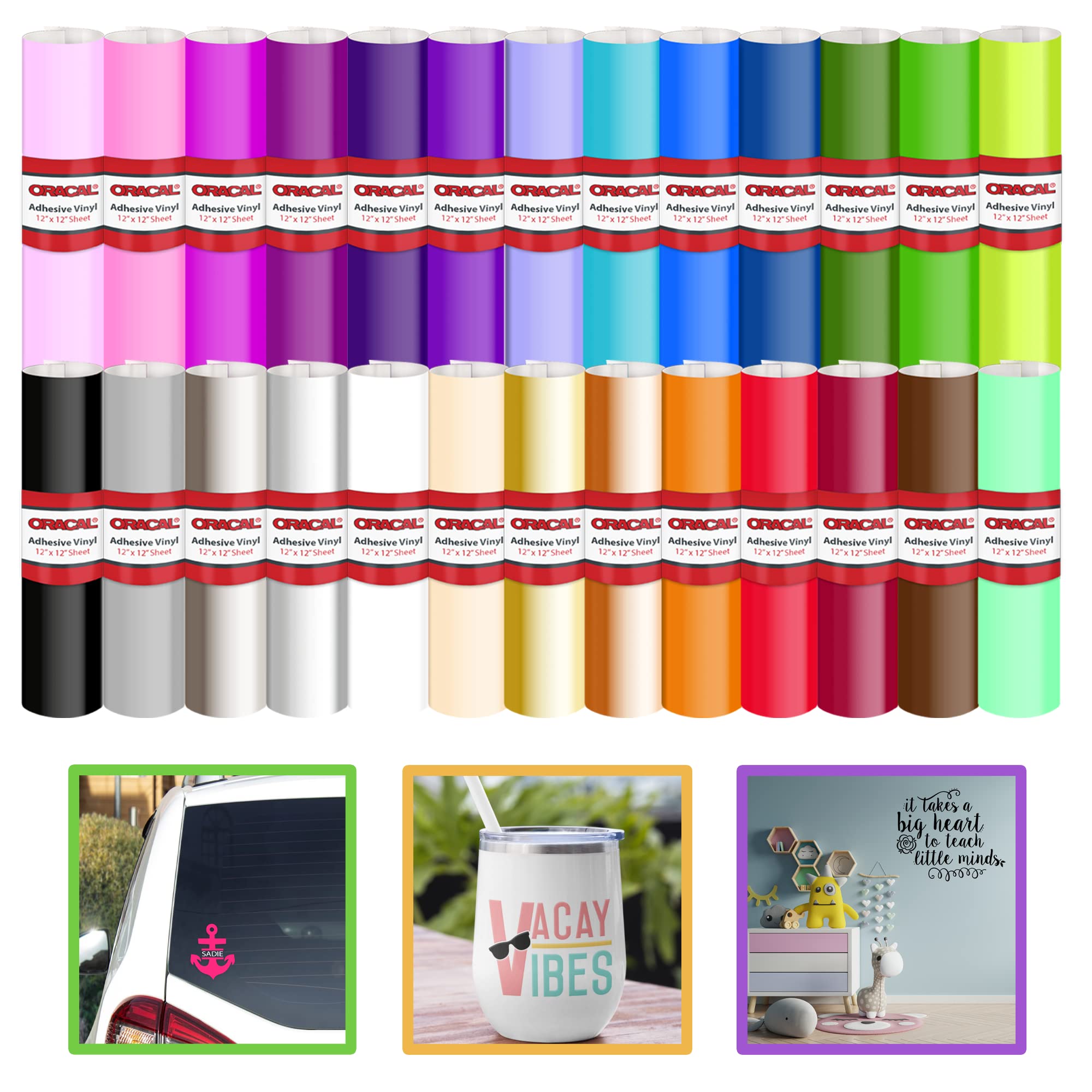 Silhouette Black Cameo 4 Starter Bundle with 38 Oracal Vinyl Sheets, T-Shirt Vinyl, Transfer Paper, Class, Guides and 24 Sketch Pens