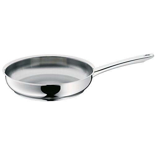 WMF Frying pan uncoated Ø 20cm Profi Made in Germany Pouring Rim Stainless Steel Handle Cromargan Stainless Steel Suitable for Induction Dishwasher-Safe