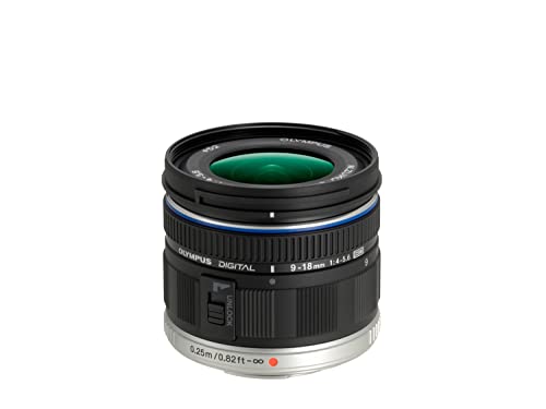 OLYMPUS OM SYSTEM M ED 9-18mm f/4.0-5.6 micro Four Thirds Lens for Olympus and Panasonic Micro Four Third Interchangeable Lens Digital Camera - International Version (No Warranty)