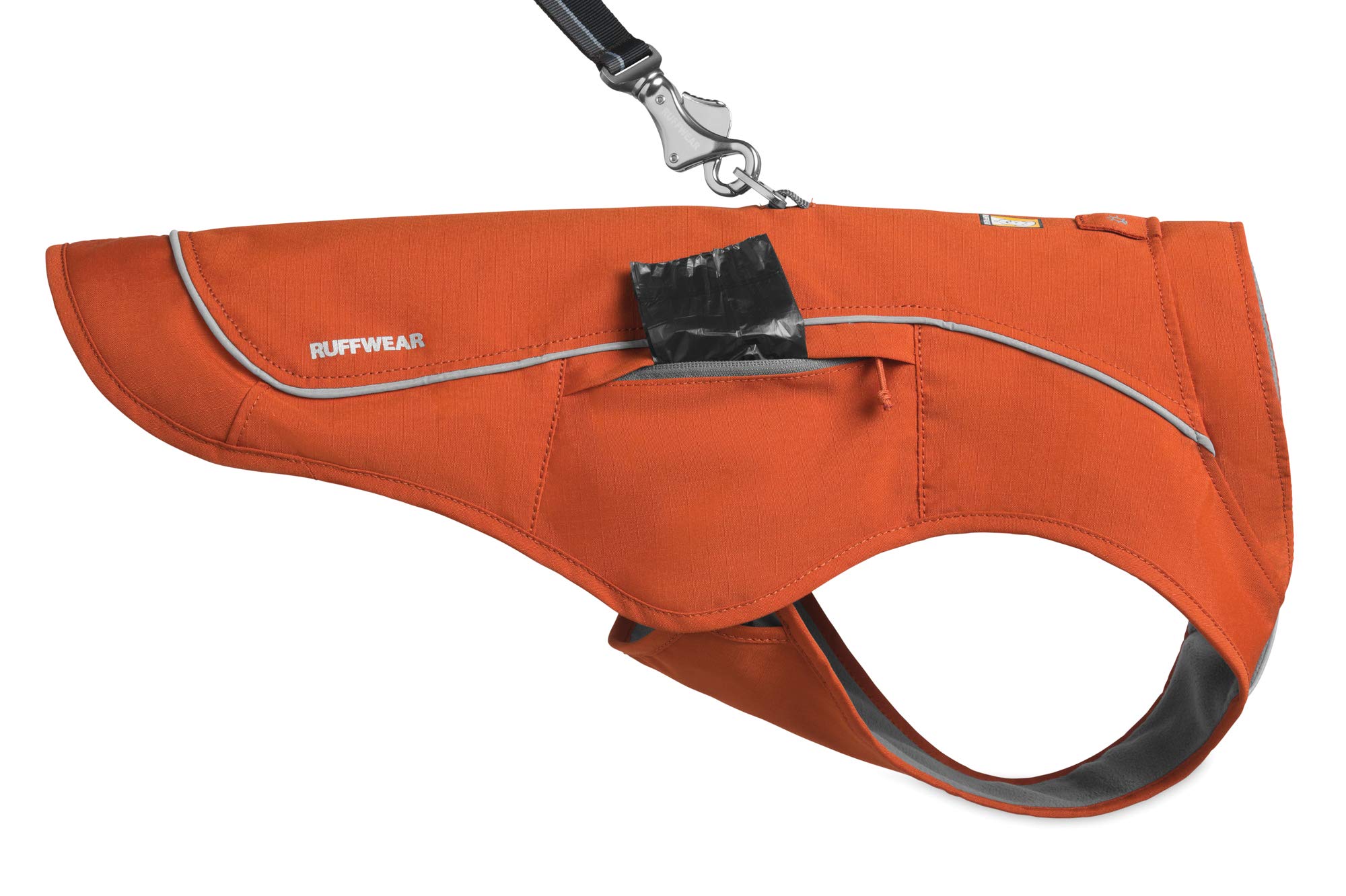 Ruffwear, Overcoat Fuse Jacket Harness Combo for Dogs, Canyonlands Orange, Medium