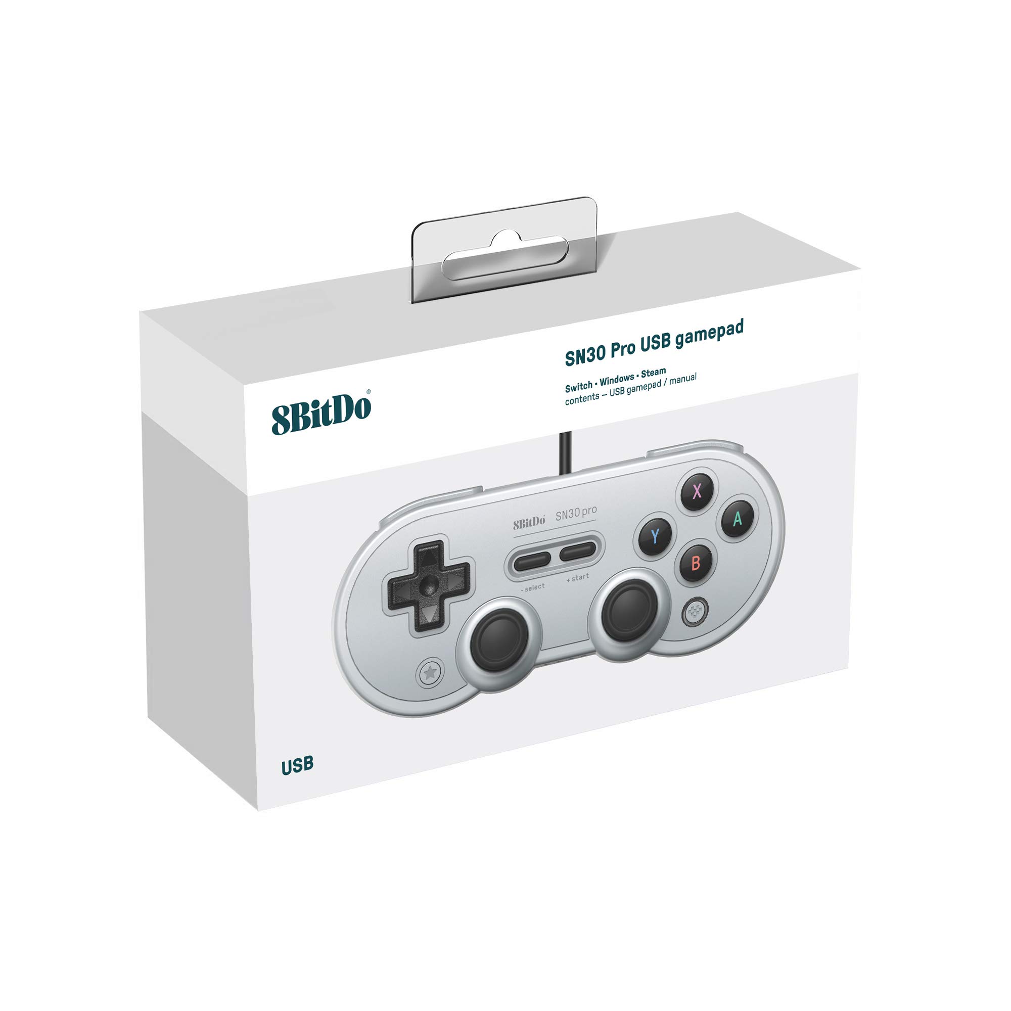 Sn30 Pro USB Gamepad Controller for Switch, PC, Steam, Raspberry Pi (Gray Edition) - PC 2021