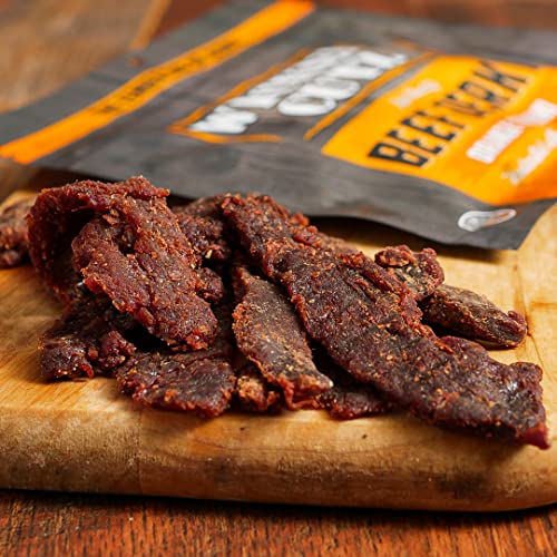 Orange Teriyaki Beef Jerky | Tender, Flavorful, Easy to Chew Premium Craft Jerky with 24g Protein Per Bag, High Protein Snacks, Low Calorie Snacks, Low Carb Snacks, Healthy Snack for Adults (2 Bags)