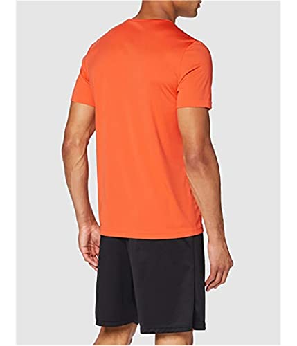 Reebok Work Out Ready Poly Graphic Ss Tee, Fiery Orange, X-Large