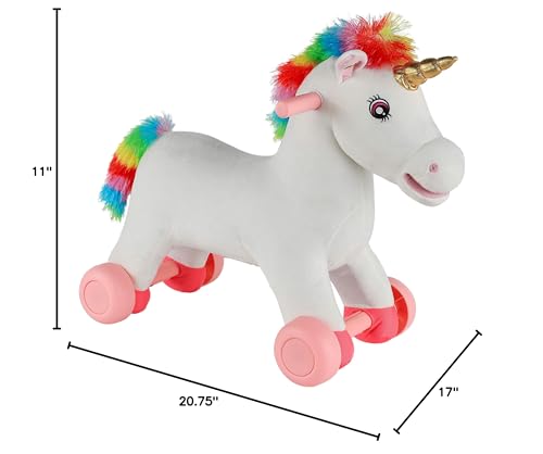 Rockin' Rider Celeste 2-in-1 Unicorn, White