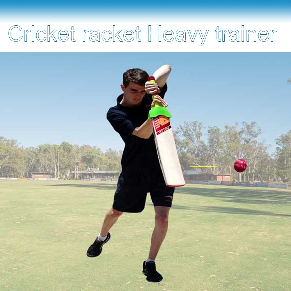 WASAHA Tennis Racket+ Lacrosse +Cricket Racket Add Weight Improve Hitting Speed and Build Muscle Memory(Blue