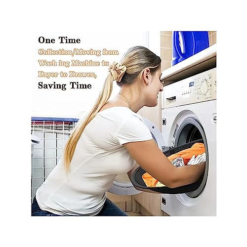 Steedna Foldable 26 Inch Laundry Basket For Dryer Clothes Removal Large Size Pop Up Laundry Hamper for Home Travel