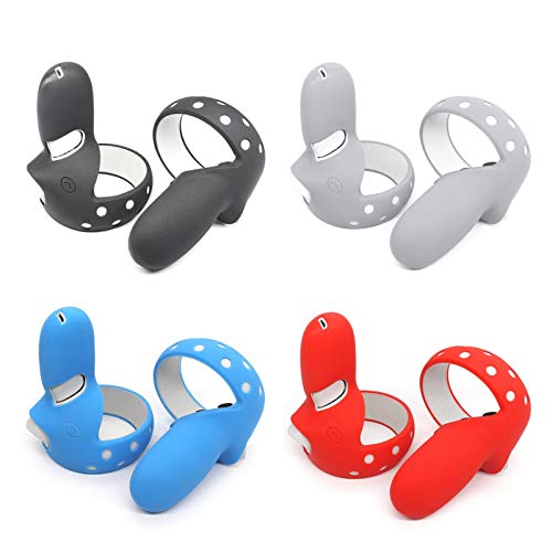 Touch Controller Grip Cover for Oculus Quest 2 VR, Silicone Skin Protective Cover for Oculus Quest 2VR Glasses Accessories, Grip Accessories Anti-Throw Handle Protective Sleeve