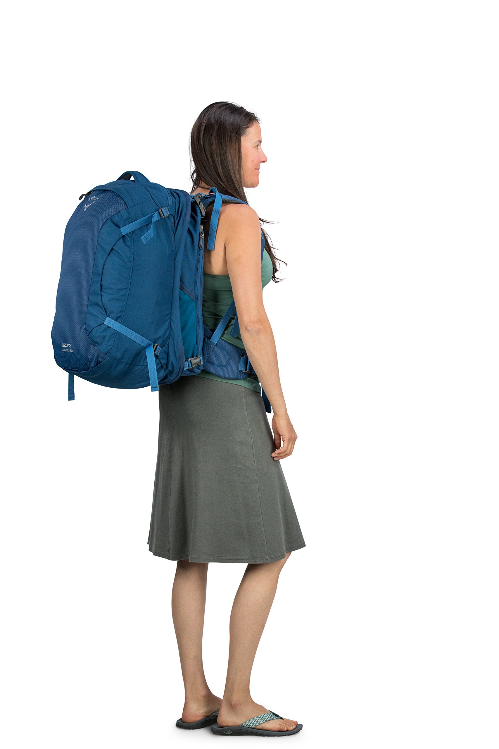 Osprey Ozone Duplex 60 Travel Backpack, Buoyant Blue