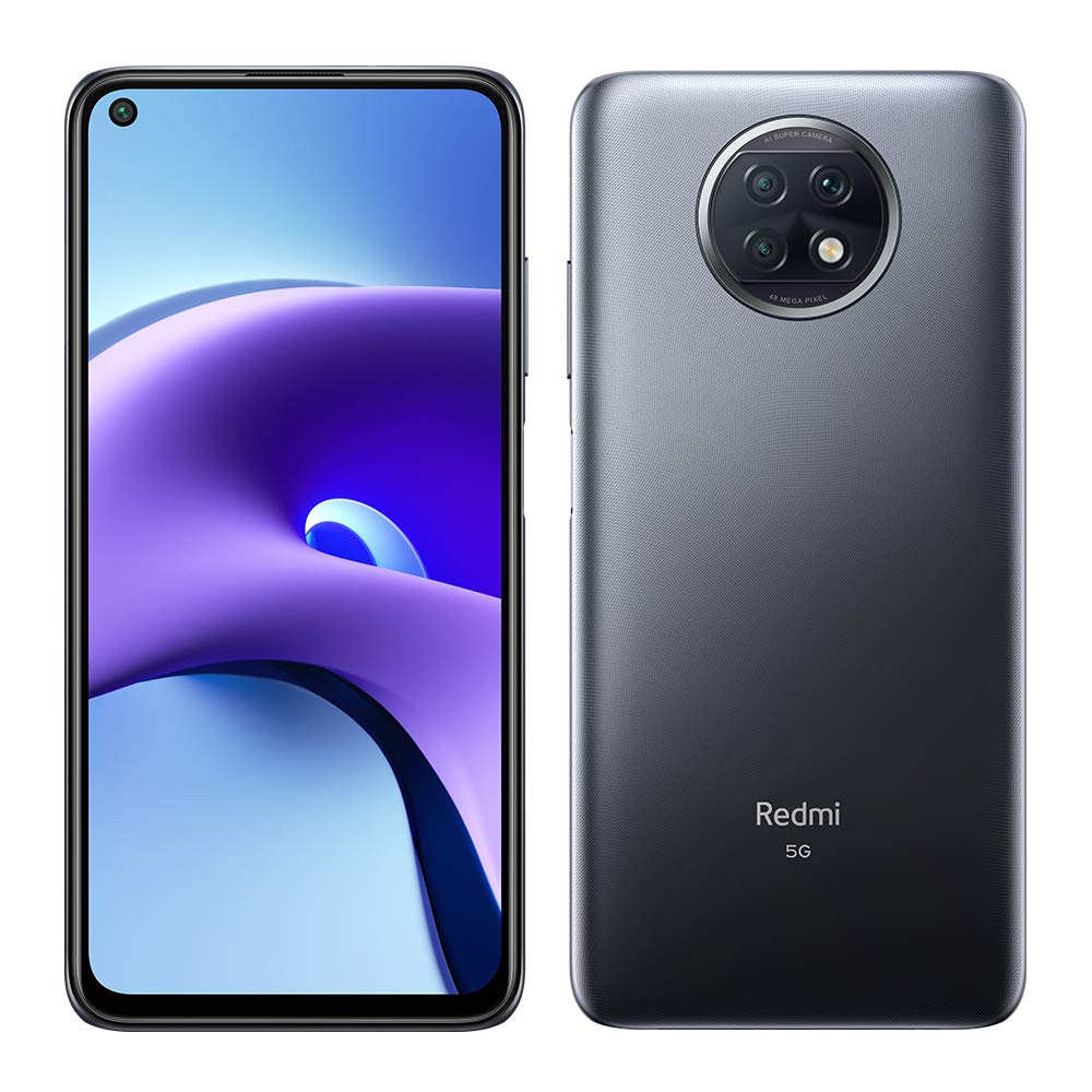 Xiaomi Redmi Note 9T | 128GB 4GB RAM | Android 10 MIUI 12 | 5000 mAh 18W Fast Charging | Octa-core | GSM LTE Factory Unlocked Smartphone | International Model (Nightfall Black)