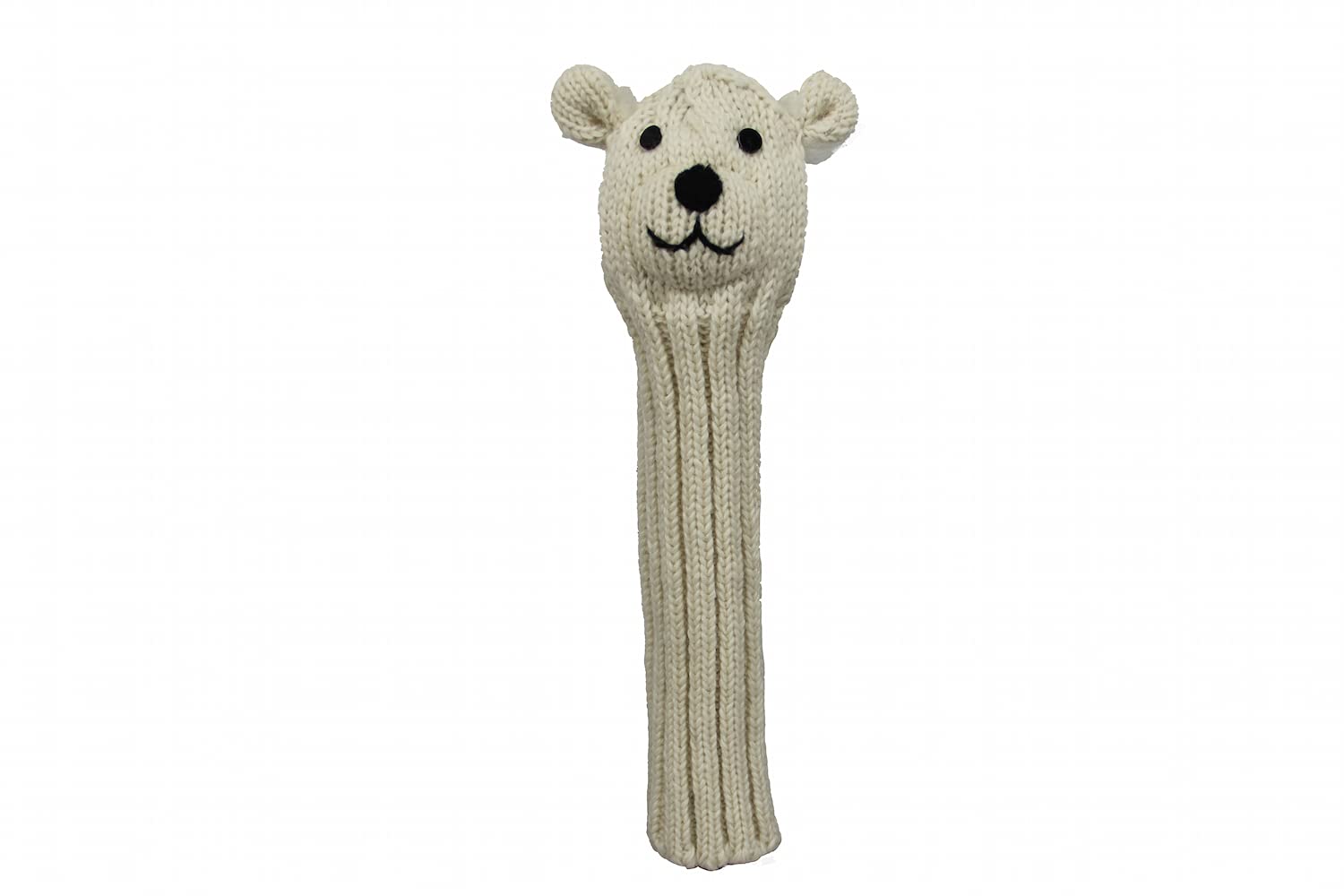 Sunfish Animal Knit Wool Driver Golf Headcover Polar Bear