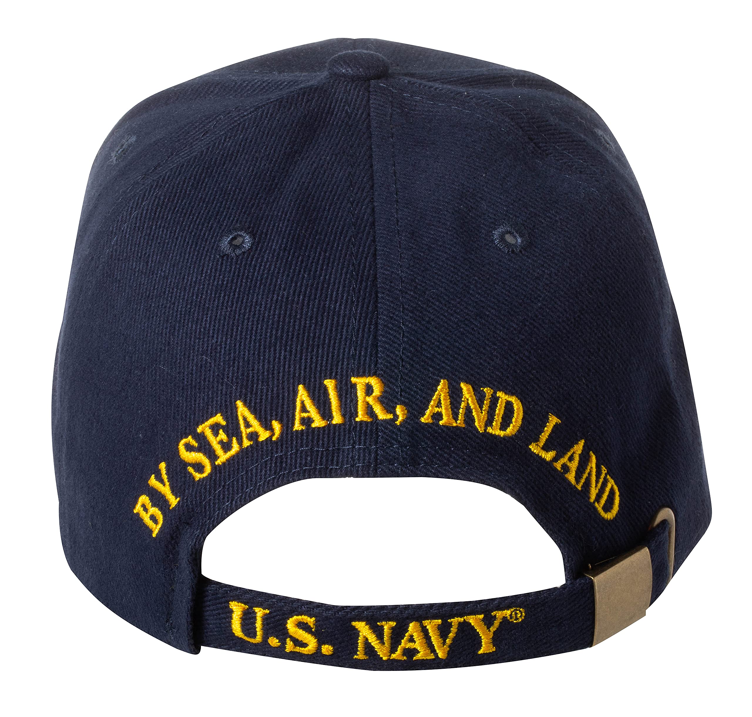 United States Navy USN Ship Fleet by Sea, Air and Land Embroidered Cap Hat - Adjustable Blue