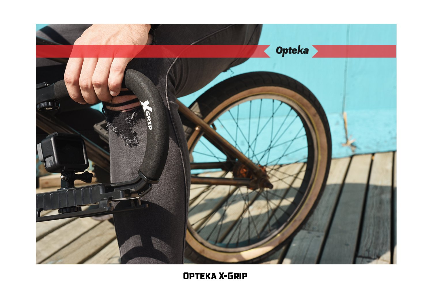 Opteka X-Grip VL-MOD Professional Stabilizing Handle for GoPro Action Cameras (Black)