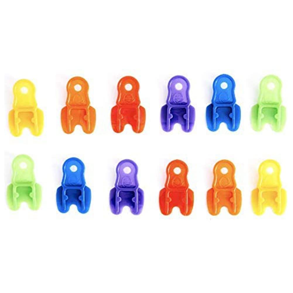 Yepar Color Coded Drink Shield and Soda Protector for Family, 12Pk Colored Plastic Tab Openers for, Beer or Soda Cans