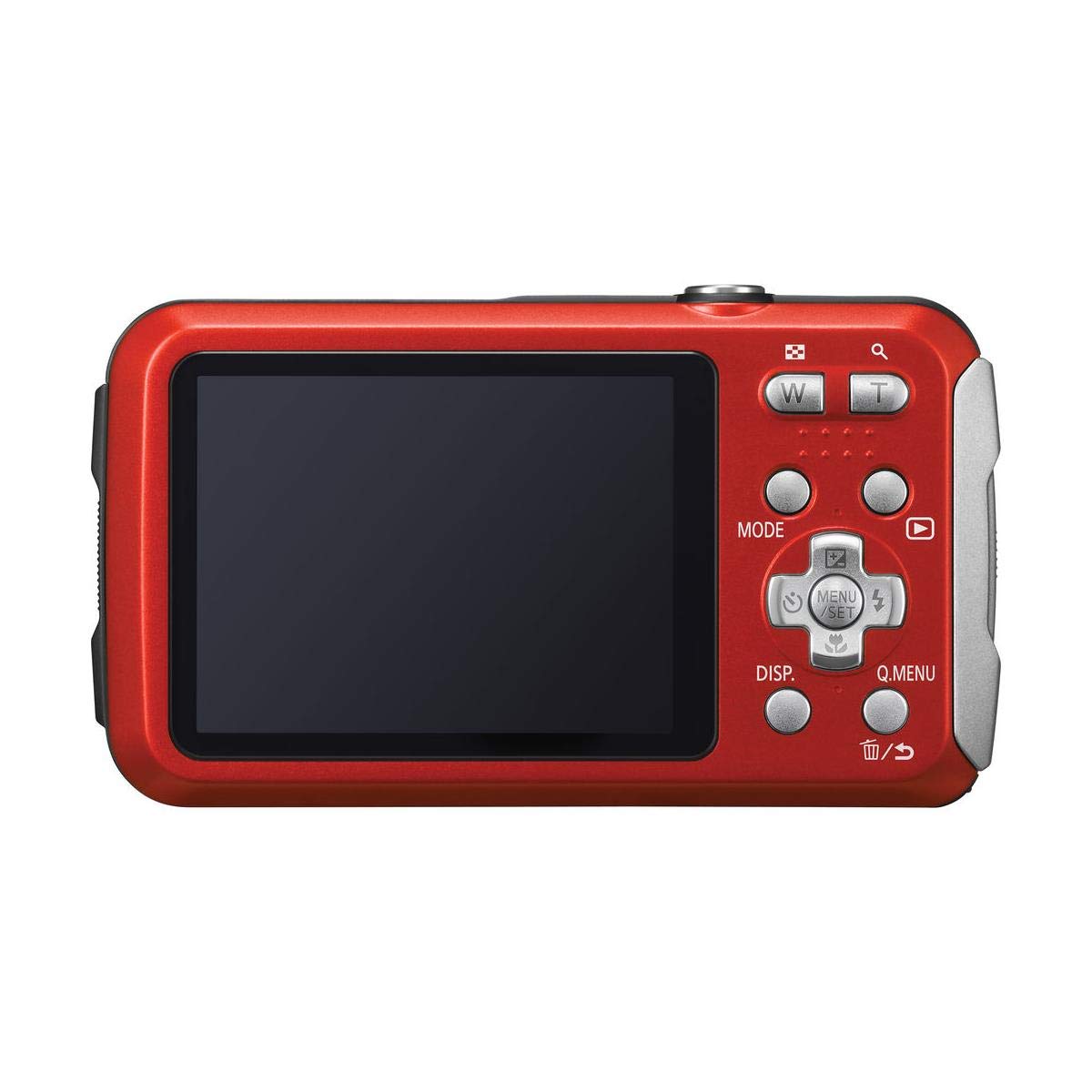 Panasonic LUMIX Waterproof Digital Camera Underwater Camcorder with Optical Image Stabilizer, Time Lapse, Torch Light and 220MB Built-In Memory – DMC-TS30R (Red)