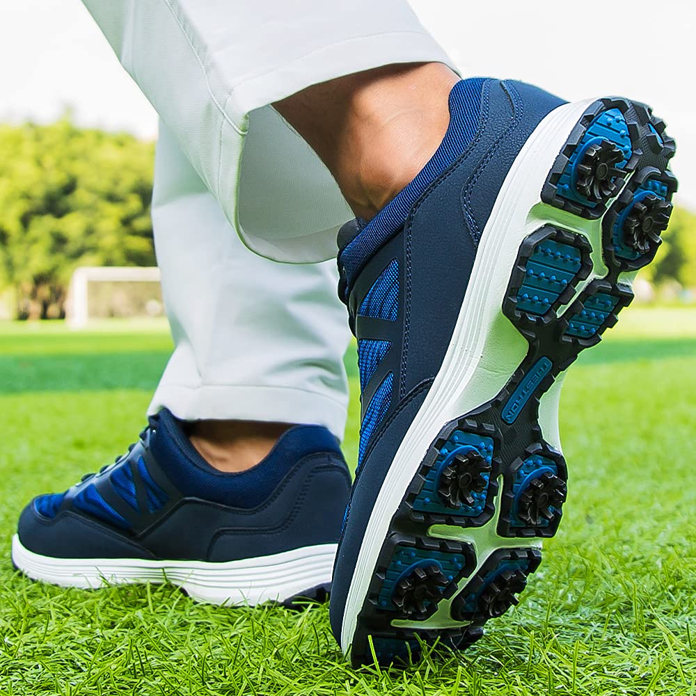 THESTRON Men Golf Shoes Spring Summer Breathable Spikeless Golf Training Sport Sneakers Big Size US 7-14 Golf Walking Shoes …