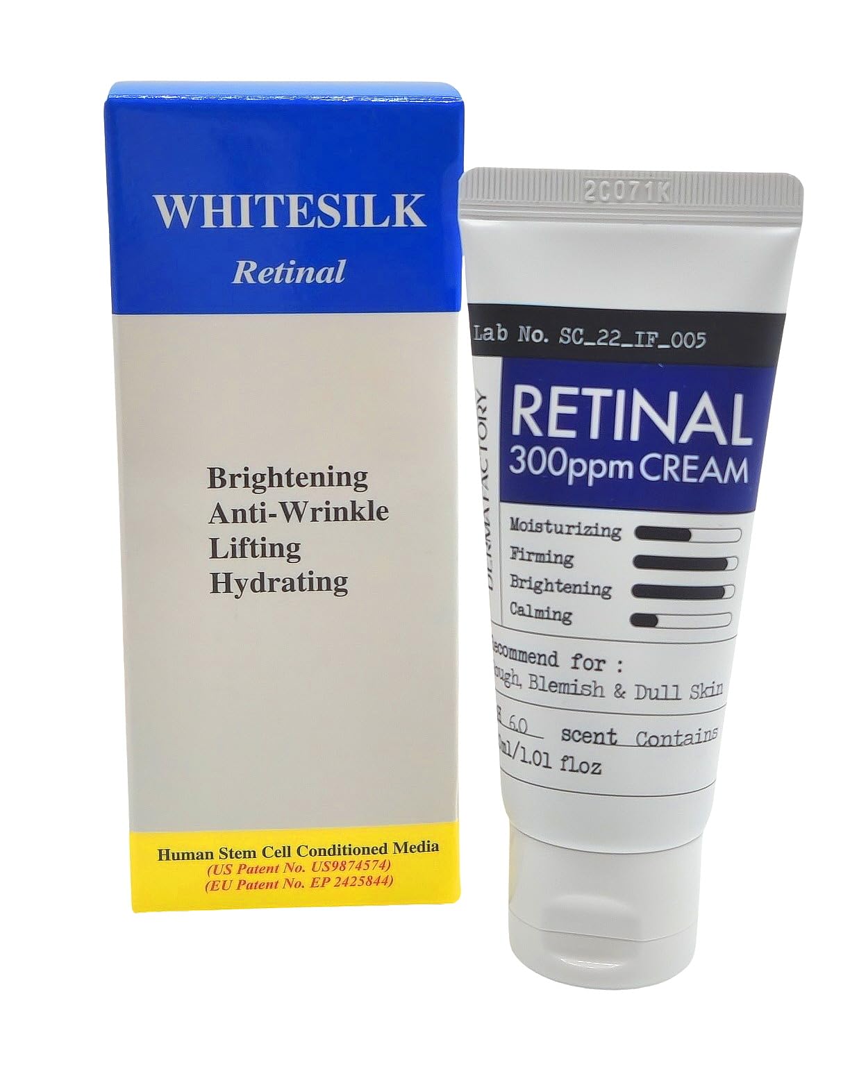 WHITESILK―(𝟐𝟎𝟐𝟒 𝐔𝐩𝐠𝐫𝐚𝐝𝐞𝐝) [(0.03%) Retinaldehyde +(1%) Bakuchiol] INSTANT Wrinkle Smoothing & Line Filler Cream (30ml/1oz)