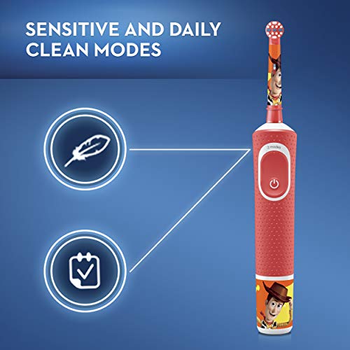 Oral-B Kids Electric Toothbrush featuring Disney Pixar Toy Story, for Kids 3+