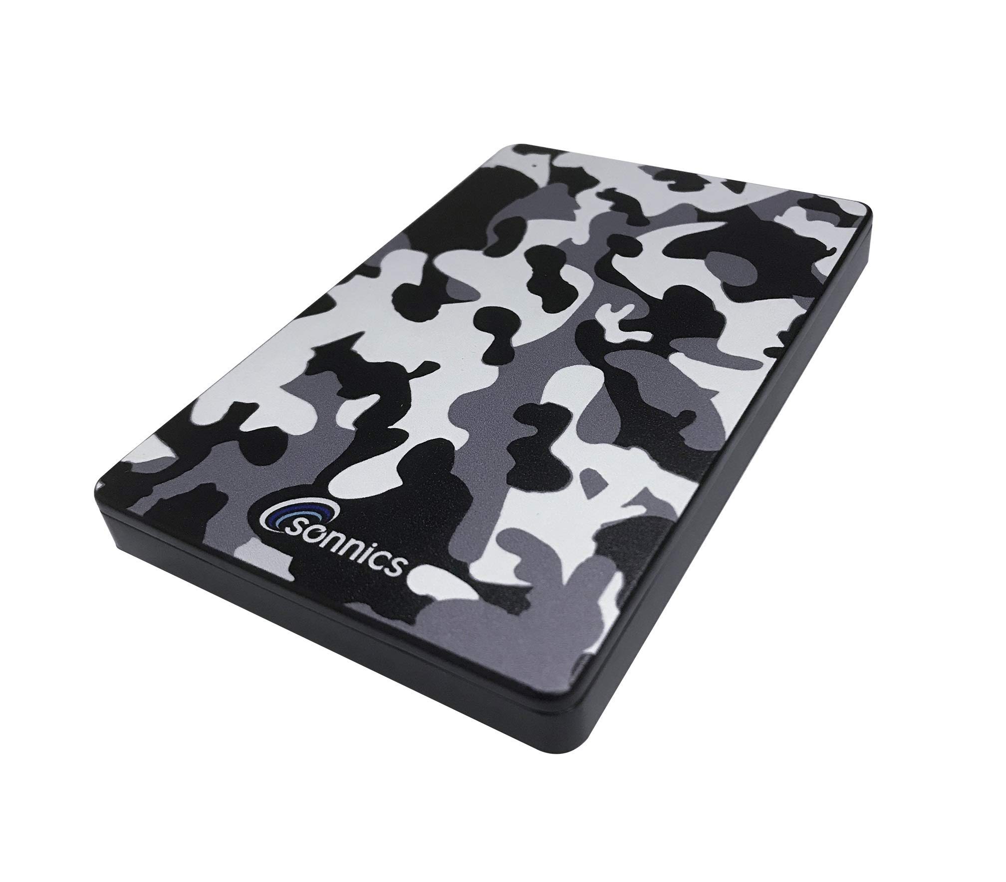 Sonnics 320GB Grey Camo External Pocket Hard Drive USB 3.0 Compatible with Windows PC, Mac, Xbox ONE & PS4 Special Edition