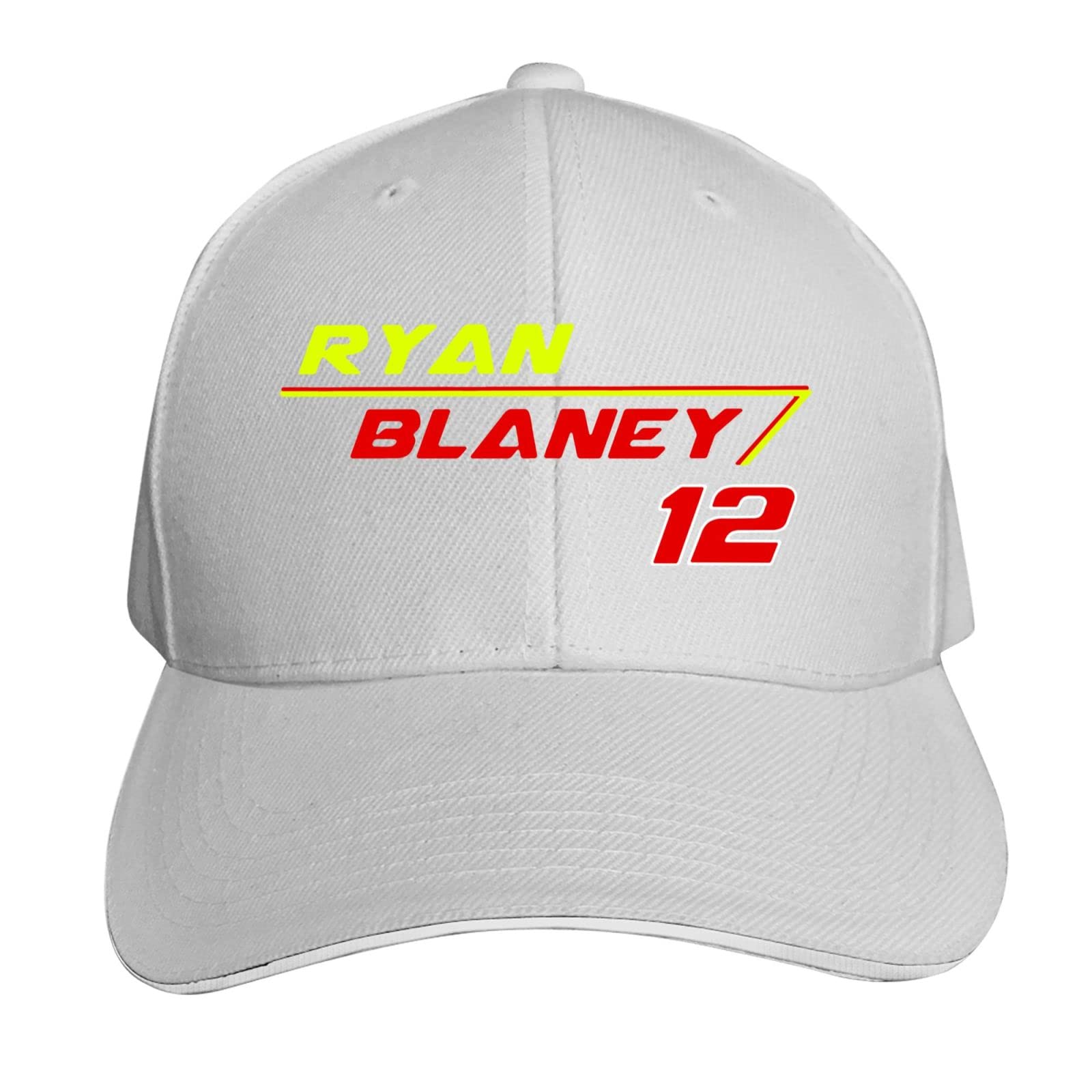 Ryan Blaney Baseball Cap Mens Casquette Washable Adjustable Womens Sandwich Cap Gray