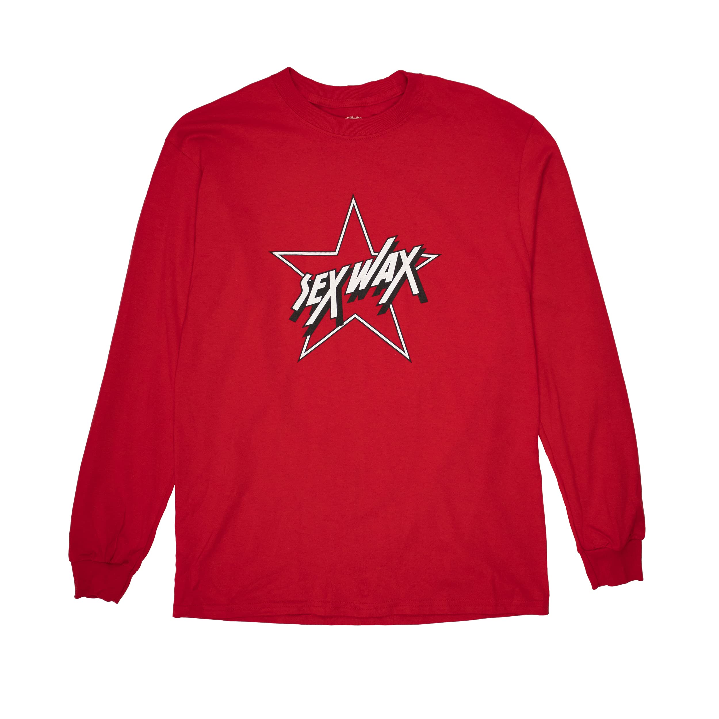 Sex Wax Men's Long Sleeve T-Shirt (Choose Style and Size) (The Fade White, X-Large)